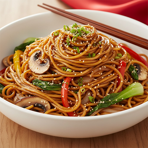 Chef Maya’s Long Noodle Stir Fry | The Gourmandise School